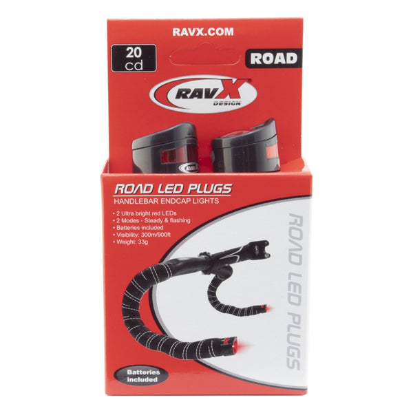 Rav X Road LED Bar End Plug Lights – Plenty of Bikes